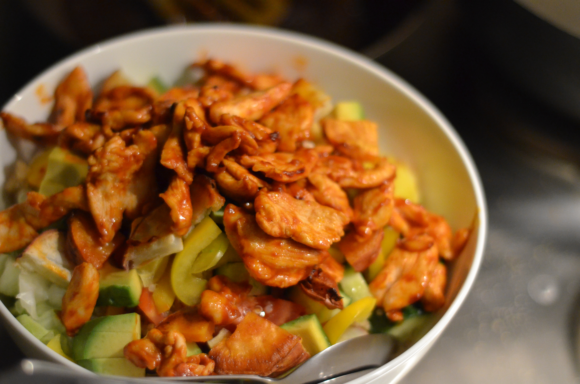 Piri-Piri Chicken and Beef Quinoa Salad - Saucier Specialties